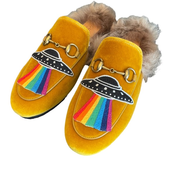 Gucci | Shoes | Gucci Ufo Princetown Mules | Poshmark